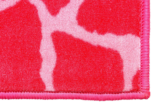 Giraffe Girly Giraffe Area Rug for Dining Room, Made In USA, 6' Octagon ...