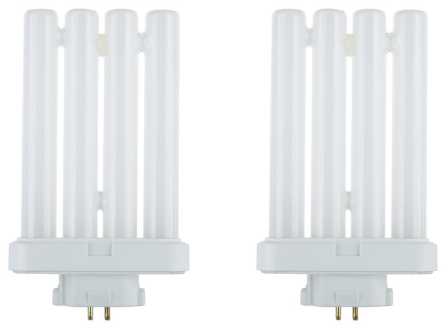 Sunlite 2 Pack Daylight FML 4-Pin Quad Tube, GX10Q-4 Base - Traditional ...