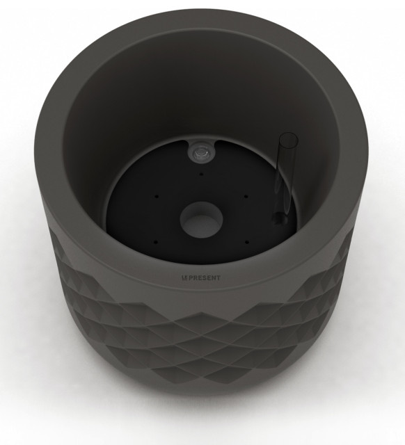 CLIMA Commercial Grade Low Pyramid Planter, 18" Height - Transitional ...