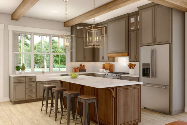 Modern Farmhouse Plan 041-00284 - Country - Kitchen - Atlanta - by ...