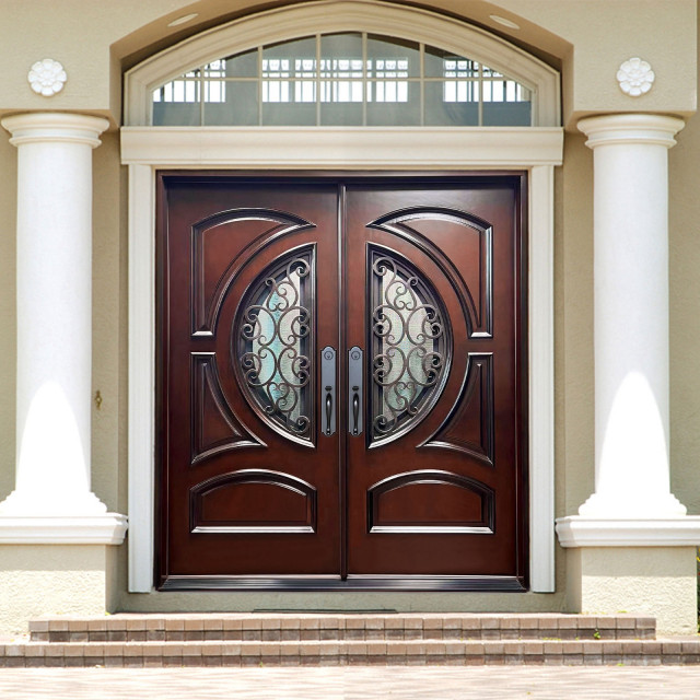 Forever Doors, Exterior Front Entry Composite Double Doors , 72"x80 ...