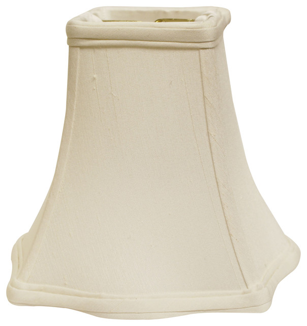 Slant Fancy Square Softback Lampshade With Washer Fitter, White ...