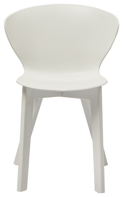 Midcentury Polypropylene Side Chair, Set of 4 - Midcentury - Dining ...