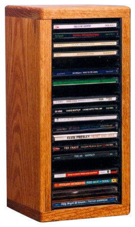 Cd Storage Cabinet - Transitional - Media Racks And Towers - by Hill ...