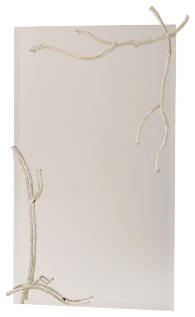 Twig Large Silver Leaf Mirror - Contemporary - Wall Mirrors - by ...