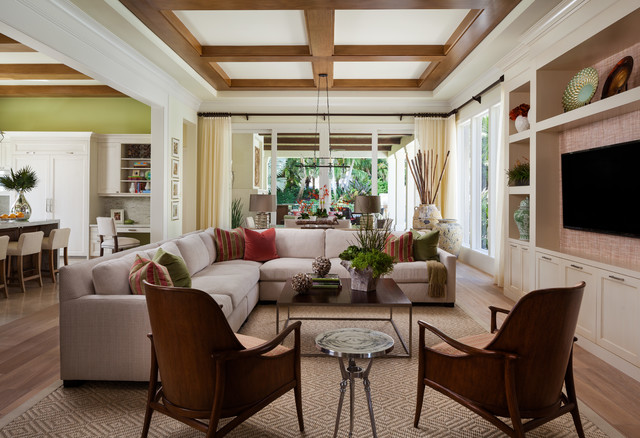 Kitchen Box Beam Ceiling