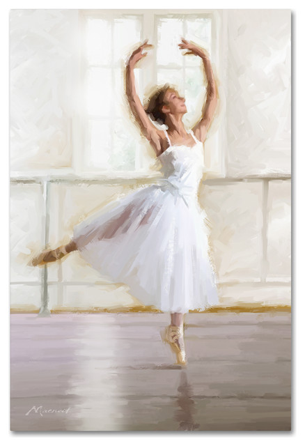 The Macneil Studio 'Ballet Dancer' Canvas Art, 12"x 19" - Contemporary ...