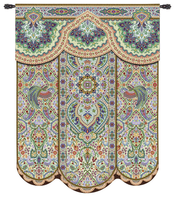 Paradise Garden Wall Tapestry - Mediterranean - Tapestries - by Fine ...