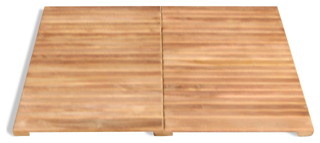 Indoor/Outdoor Teak Shower Mat...25" x 18" X 1.5" 7 lbs...By Windsor ...