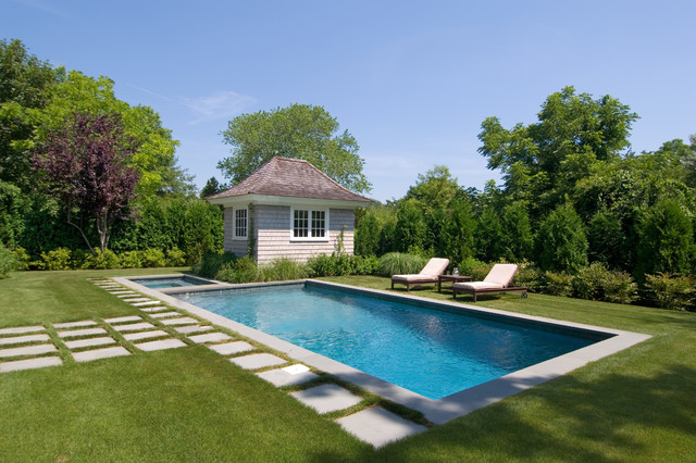 English Country - Traditional - Pool - Other - by Barry Block Landscape ...