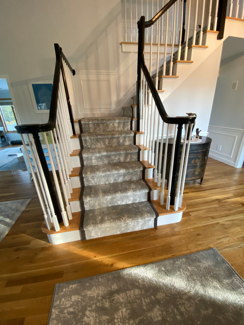 Custom Modern Stair Runner - Contemporary - Staircase - New York - by ...
