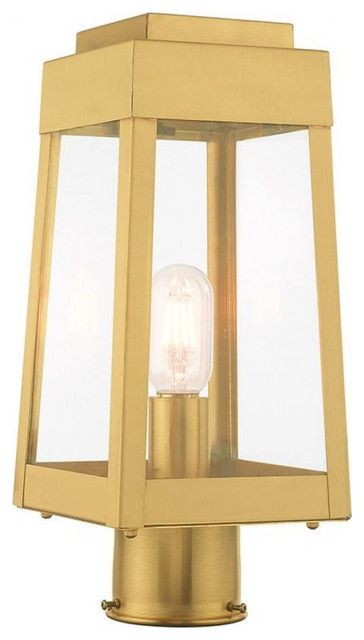 1 Light Outdoor Post Top Lantern in Mid Century Modern Style - 6.25 ...