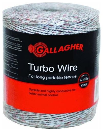 Gallagher™ G620564 Turbo Wire for Long Portable Fences, Ultra White ...