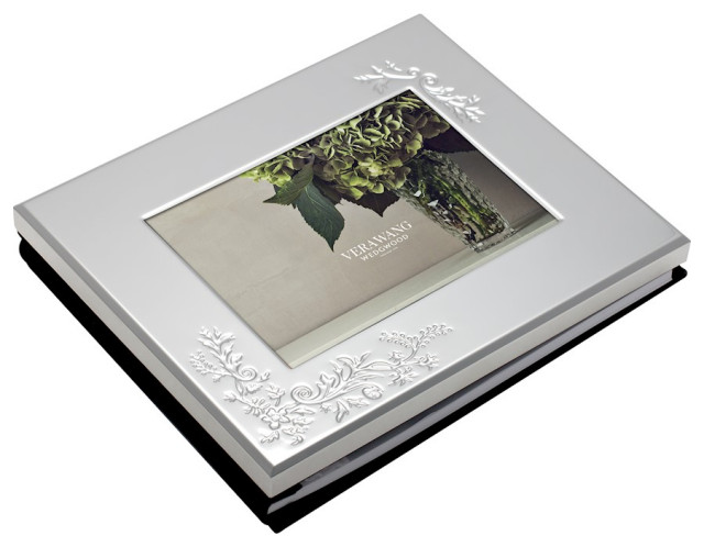 Vera Wang Wedgwood Vera Lace Bouquet 5x7 Photo Guest Book ...