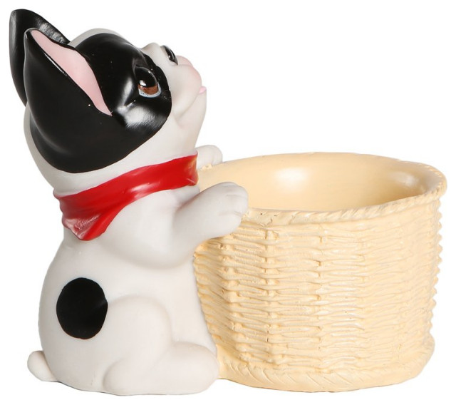 Frenchie Small Plant Pot - Contemporary - Indoor Pots And Planters - by ...