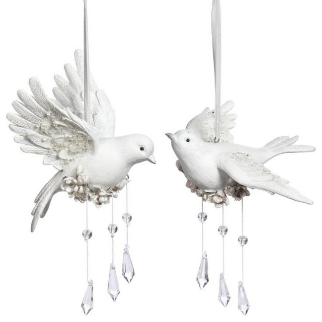 Mark Roberts 2020 Collection Bird with Magnolia Ornament, Assortment of ...