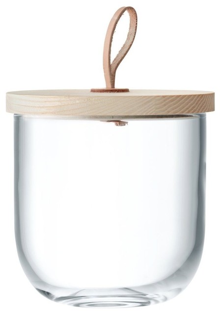 LSA International Ivalo Container and Ash Lid Clear, 5.5 ...