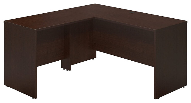 L-Shaped Desk, Adjustable Levers and Top With Integrated Grommets ...