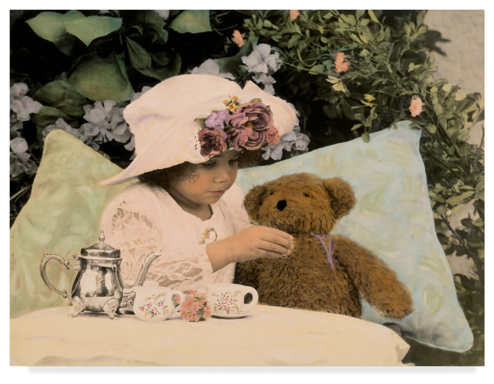 Sharon Forbes 'Just A Sip' Canvas Art, 47"x35" - Contemporary - Prints ...