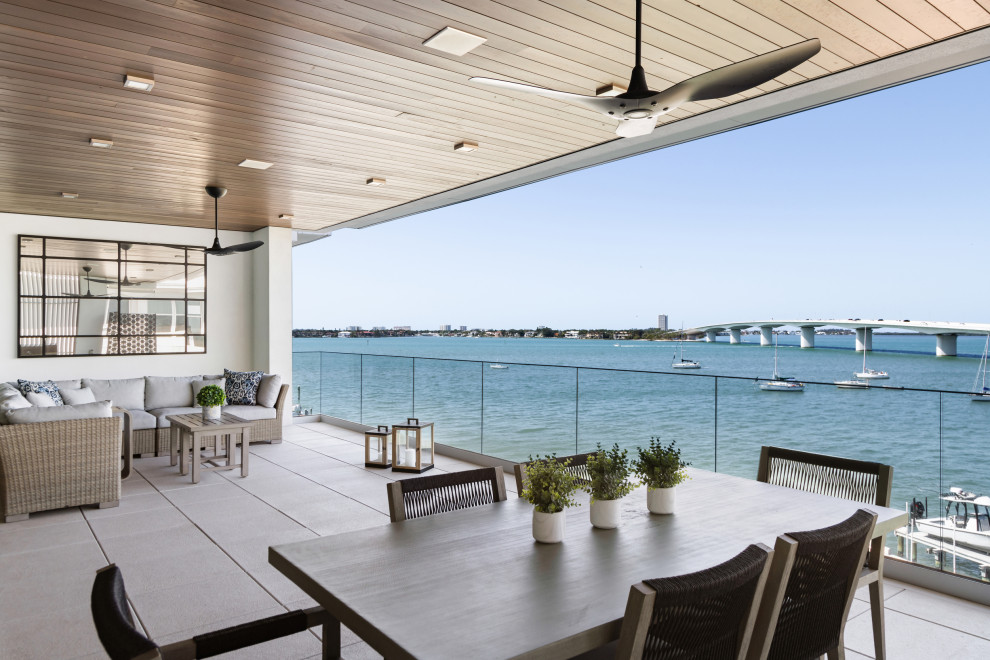 Blue Skies - Transitional - Balcony - Tampa - by April Balliette | Houzz