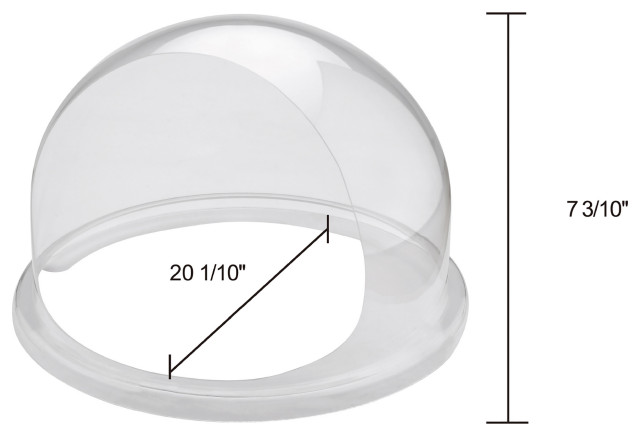 Cotton Candy Dome Cover 21" Clear Plastic Bubble Dome With Opening to ...