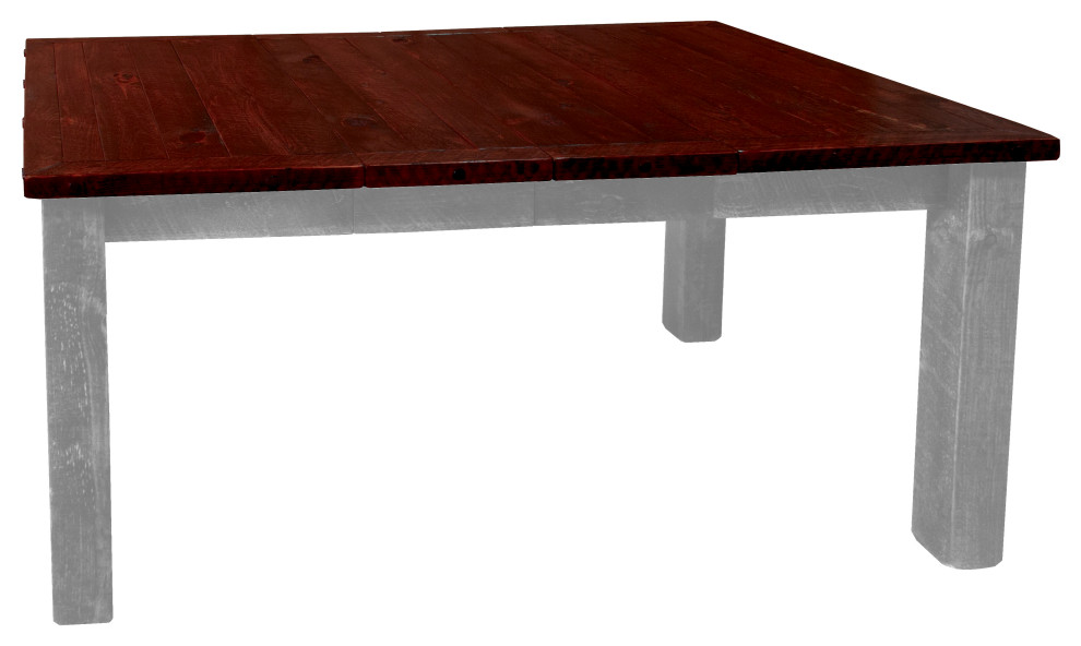 Barnwood Style Timber Peg Family Dining Table, 36" X 72" - Transitional ...