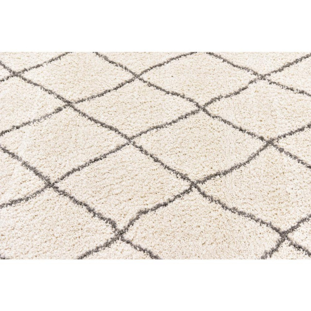 Unique Loom Trellis Rabat Shag Rug, 8'x8' - Scandinavian - Area Rugs ...