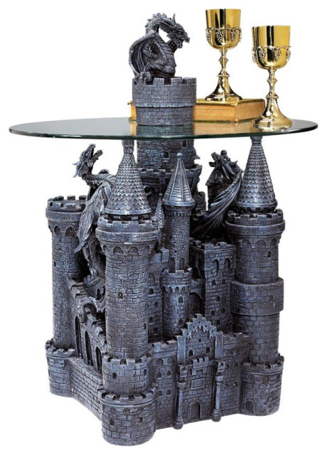 Design Toscano Lord Langtons Castle Table - Contemporary - Side Tables ...