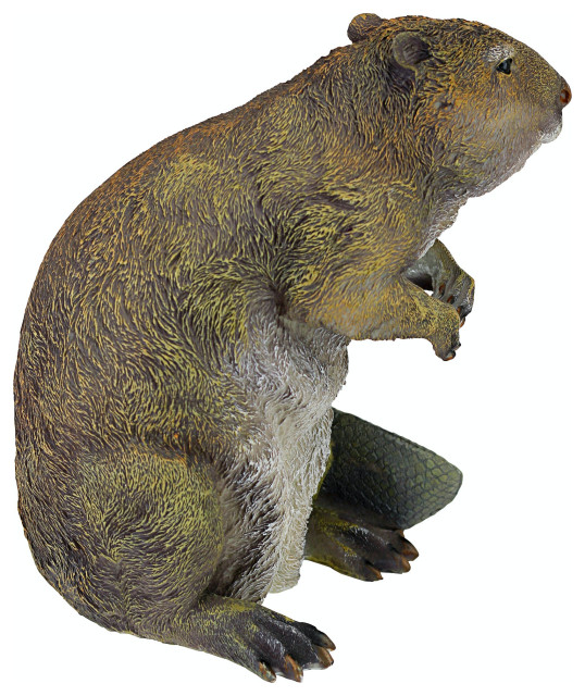 Standing Beaver Statue - Contemporary - Garden Statues And Yard Art ...