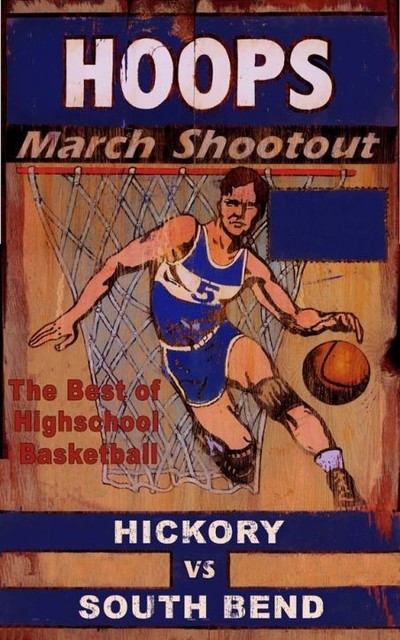 Vintage Basketball Sign Hoops - Midcentury - Novelty Signs - by My ...