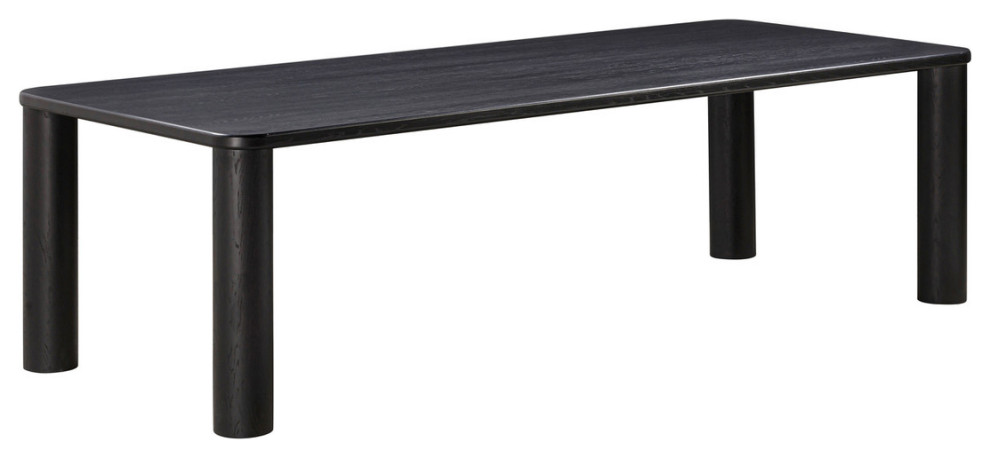 106" Rectangular Dining Table, Black Oak - Transitional - Dining Tables - by Modern Selections ...