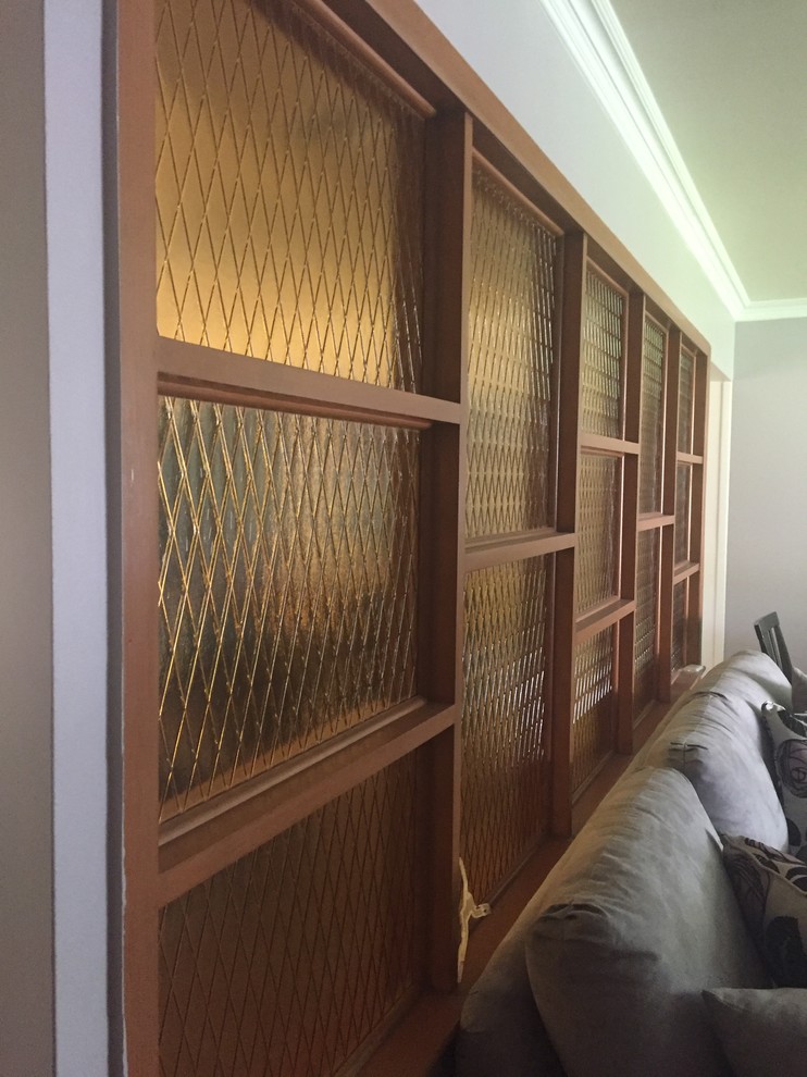 1960s Glass half wall