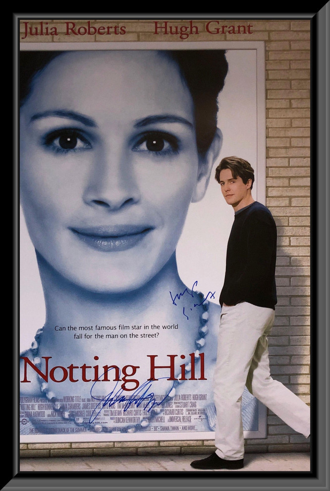 Notting Hill signed movie poster, 27x40 inches - Contemporary - Prints And Posters - by Dream On ...