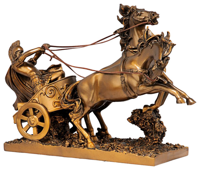 Circus Maximus Roman Charioteer Statue - Traditional - Decorative ...