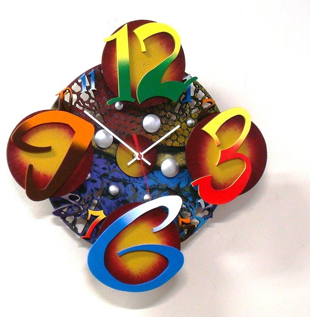 Time Multi Wall Clock - Contemporary - Wall Clocks - by david scherer ...