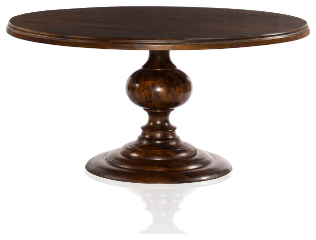 Magnolia Round Dining Table, 60" - Traditional - Dining Tables - by ...