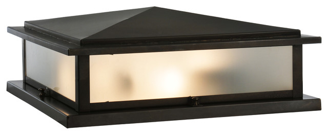 Seneca Prime Pier Mount, 18" Square - Transitional - Deck Lighting - by ...