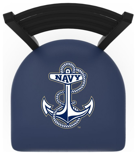 Holland L00418 US Naval Academy NAVY 18" Chair with Black - Beach Style ...
