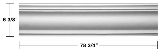 Cornice White Urethane Finish 78 3/4" L Warren Simple Renovators Supply ...