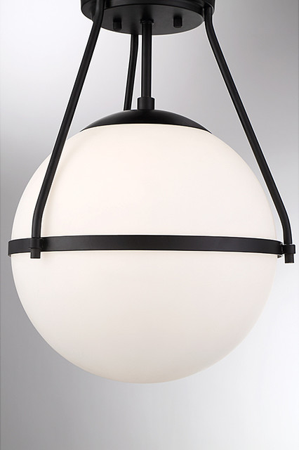 Beautiful Things Lighting Agrigento 1 Light Semi Flush 42003 ...