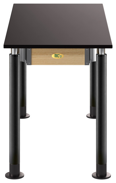NPS Signature Science Lab Table, Black, Phenolic Top, 24x48x27-42 ...