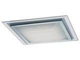 Pyramid LED Ceiling Light, Chrome - Flush-mount Ceiling Lighting - by ...