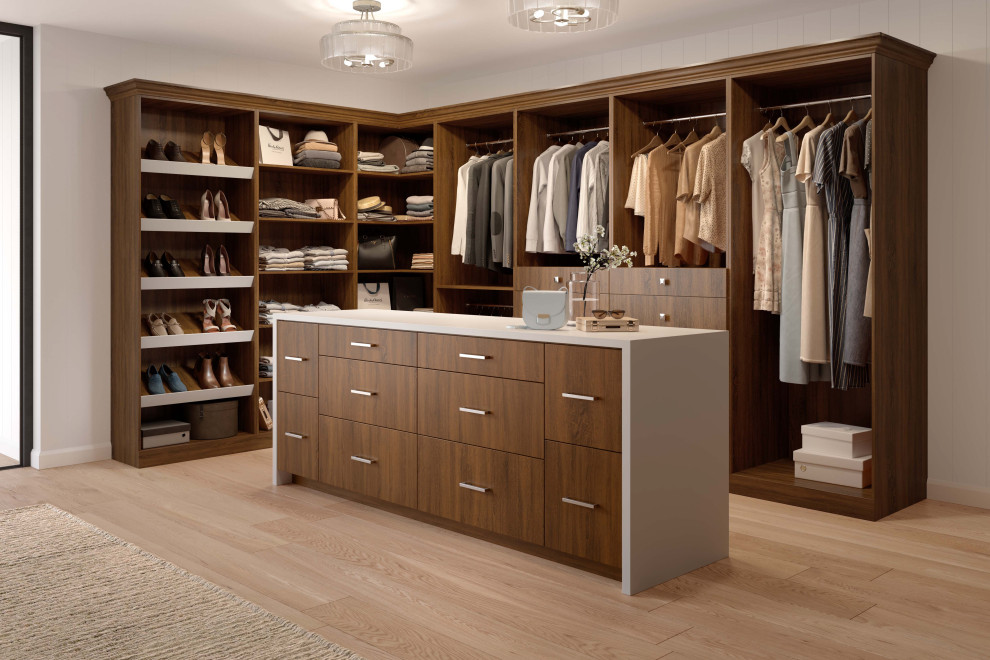 Gracious Home Closets - Walnut - Transitional - Closet - Other - by ...