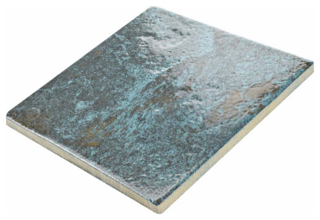 Ocean Porcelain Floor and Wall Tile, Green River, Sample - Contemporary ...