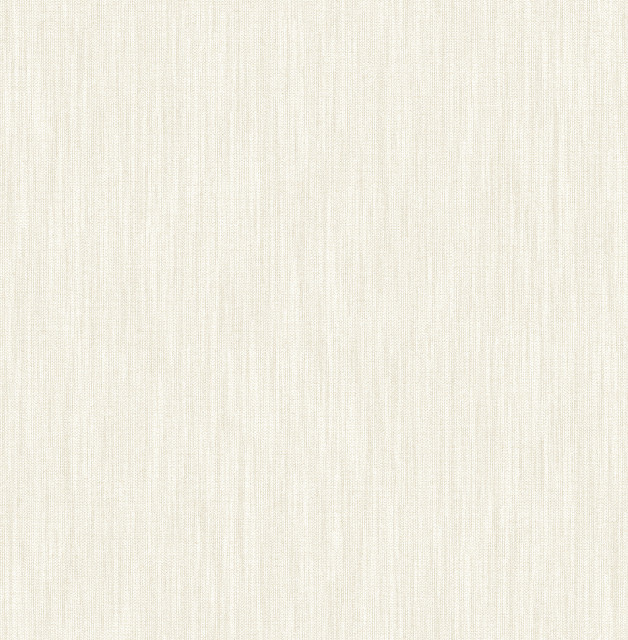 Chiniile Off-White Linen Texture Wallpaper - Contemporary - Wallpaper ...