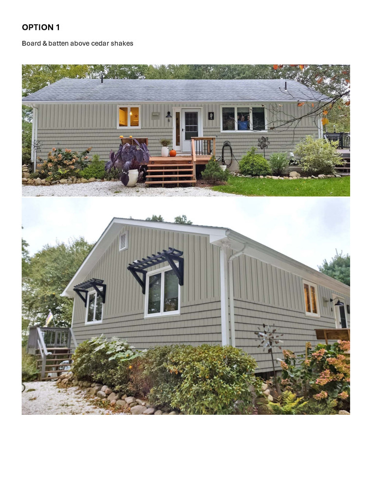 Siding Design For A Small Ranch Houzz Forum