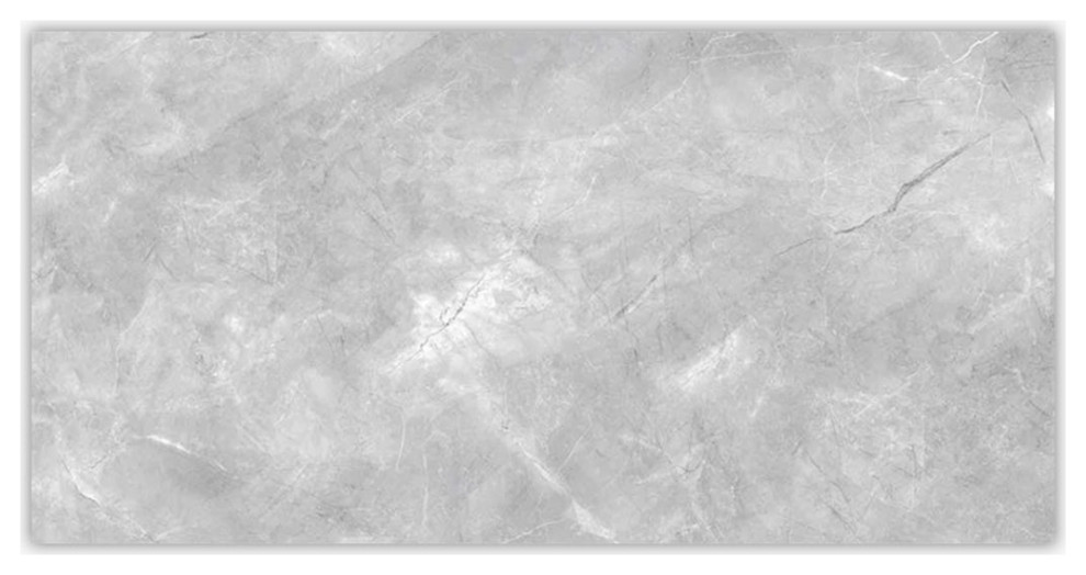 Premium Pulpis Gray Glossy 12x24 Porcelain Tile - Contemporary - Wall ...