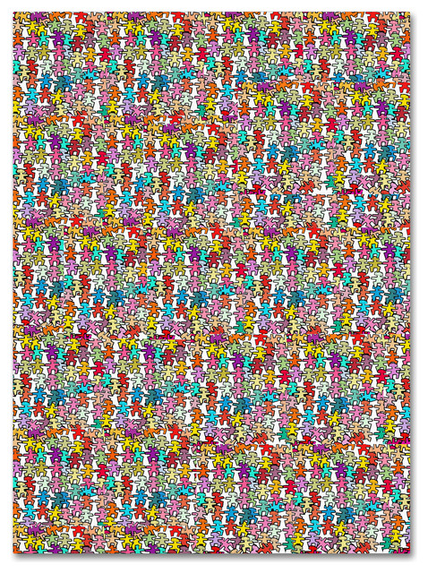 Miguel Balbas 'Happy People I' Canvas Art, 14"x 19" - Contemporary ...