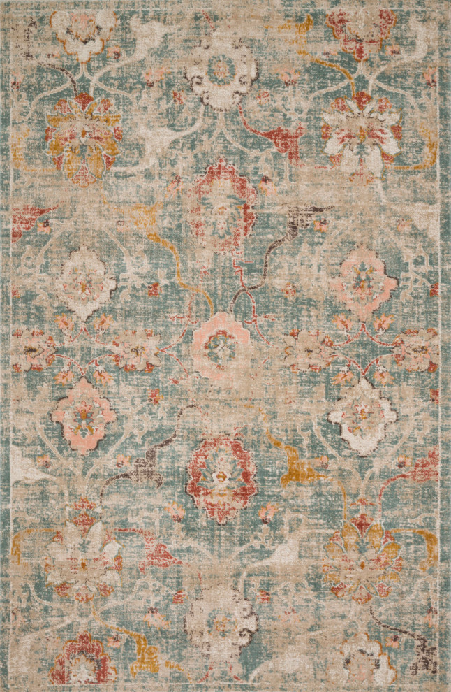 Loloi II Lowottawa Blue/Beige Area Rug, 2'8"x4'7" - Contemporary ...