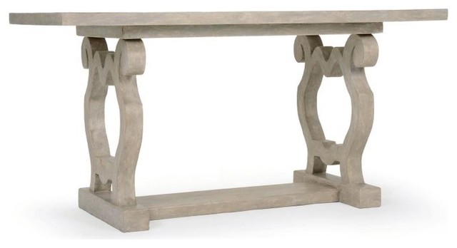 Scroll Leg Modern Desk, Pompeii Finish, 72x30x30 - Farmhouse - Desks ...